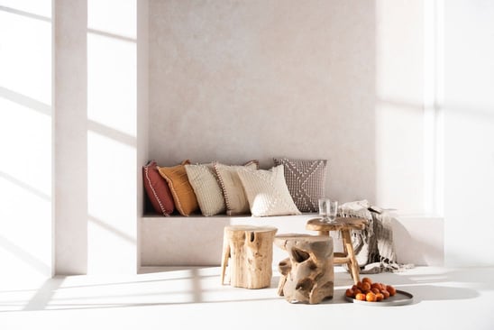 Trucos para usar los colores crudos en la decoración de la casa